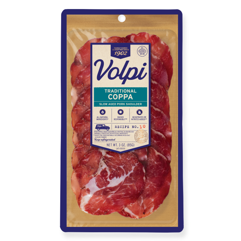 Traditional Coppa 3 oz. – Volpi Foods