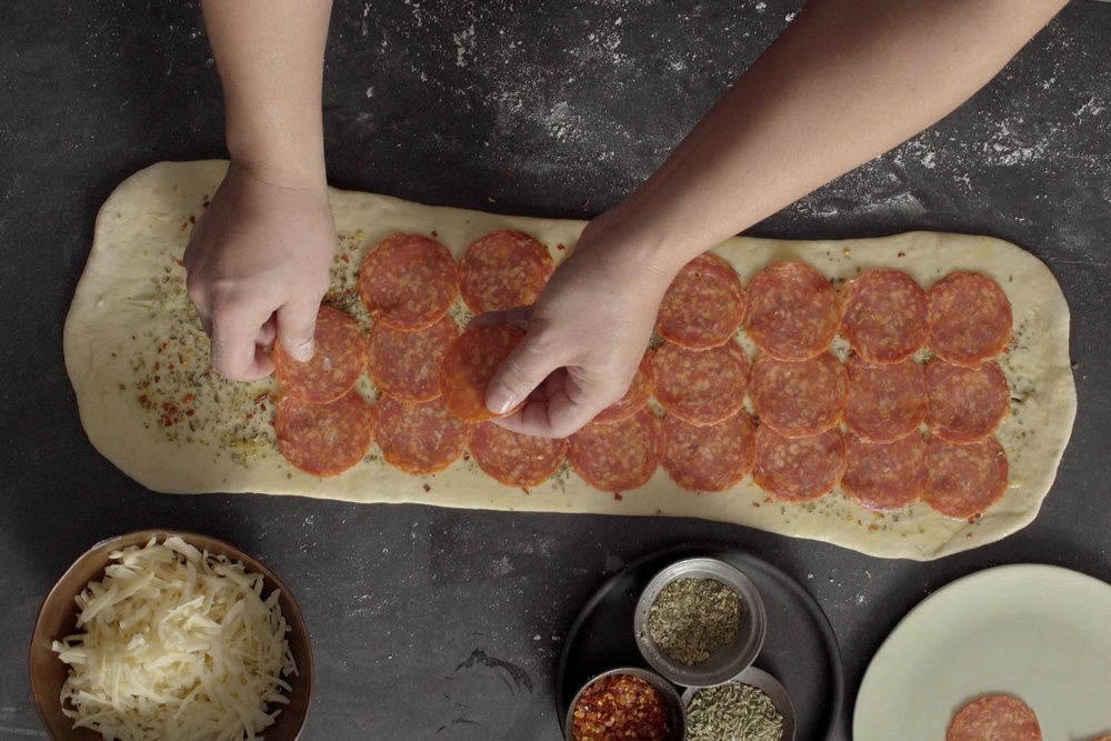 Cheesy Pepperoni Bread | Volpi Foods