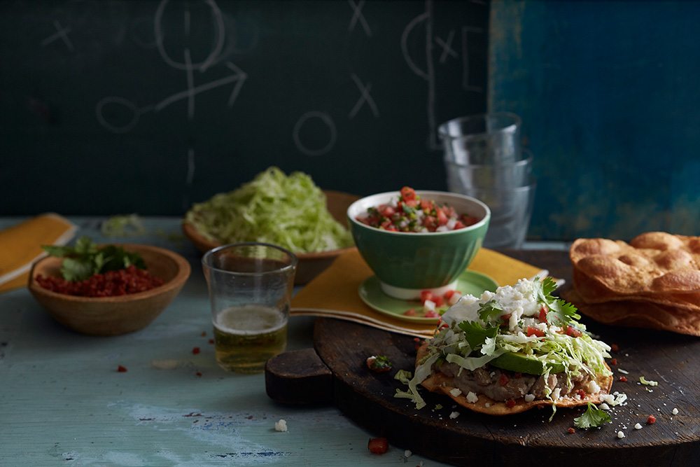 Chorizo and Pinto Tostada | Volpi Foods