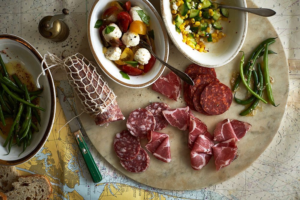 Super Simple Summer Salad Trio (for Salami Platter) | Volpi Foods