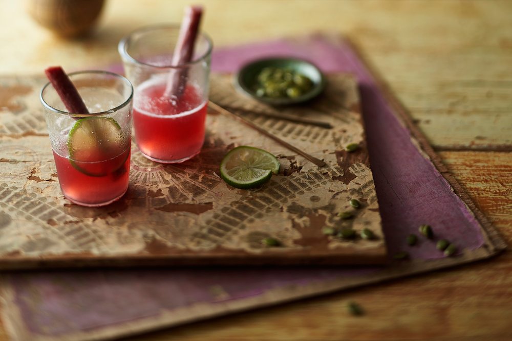 Mezcal-Hibiscus Slushie | Volpi Foods