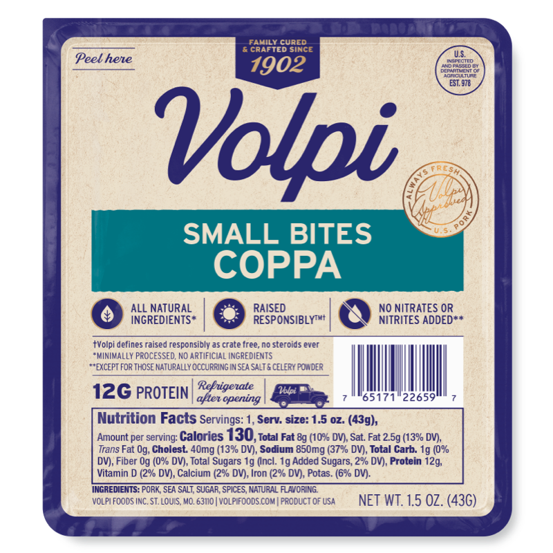 Small Bites Prosciutto | Artisan Dry Cured Ham | Volpi Foods